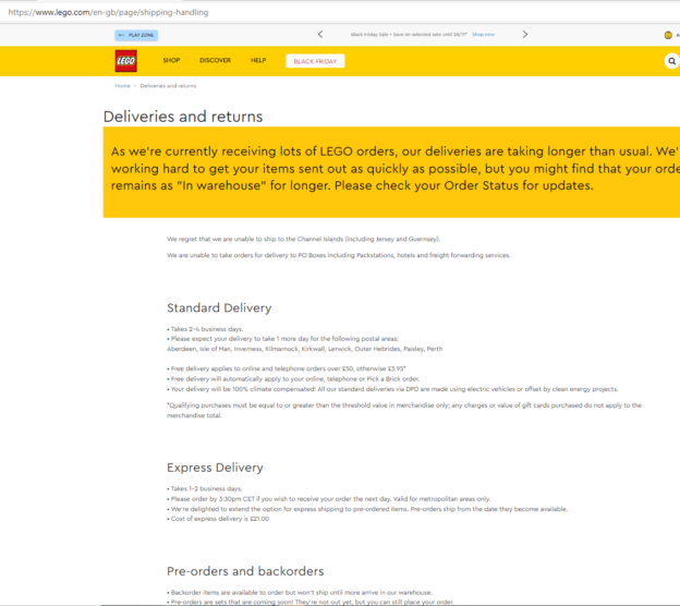 Banned from Lego - customer review - The Crazy Consultant